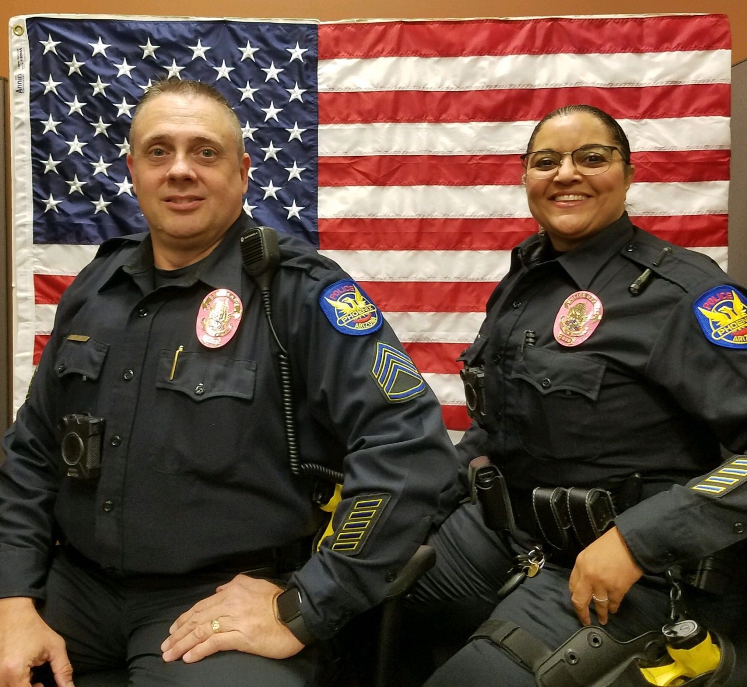 Badge (PINK) - Phoenix Police Museum