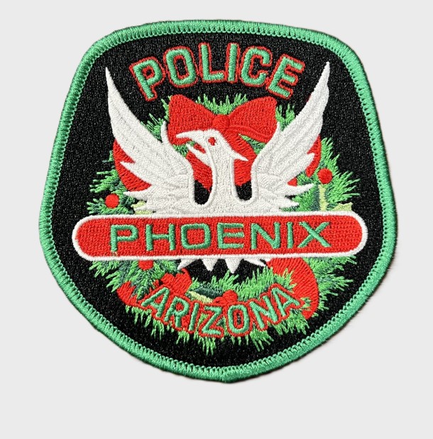 PATCH Holiday Wreath - Phoenix Police Museum
