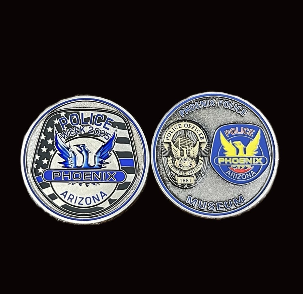 Challenge Coin - 2025 POLICE WEEK - Phoenix Police Museum